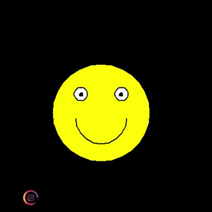 Draw Emoji Using Python Turtle 🙂 Python Pythonturtle Pythontutorial Pythonlearning