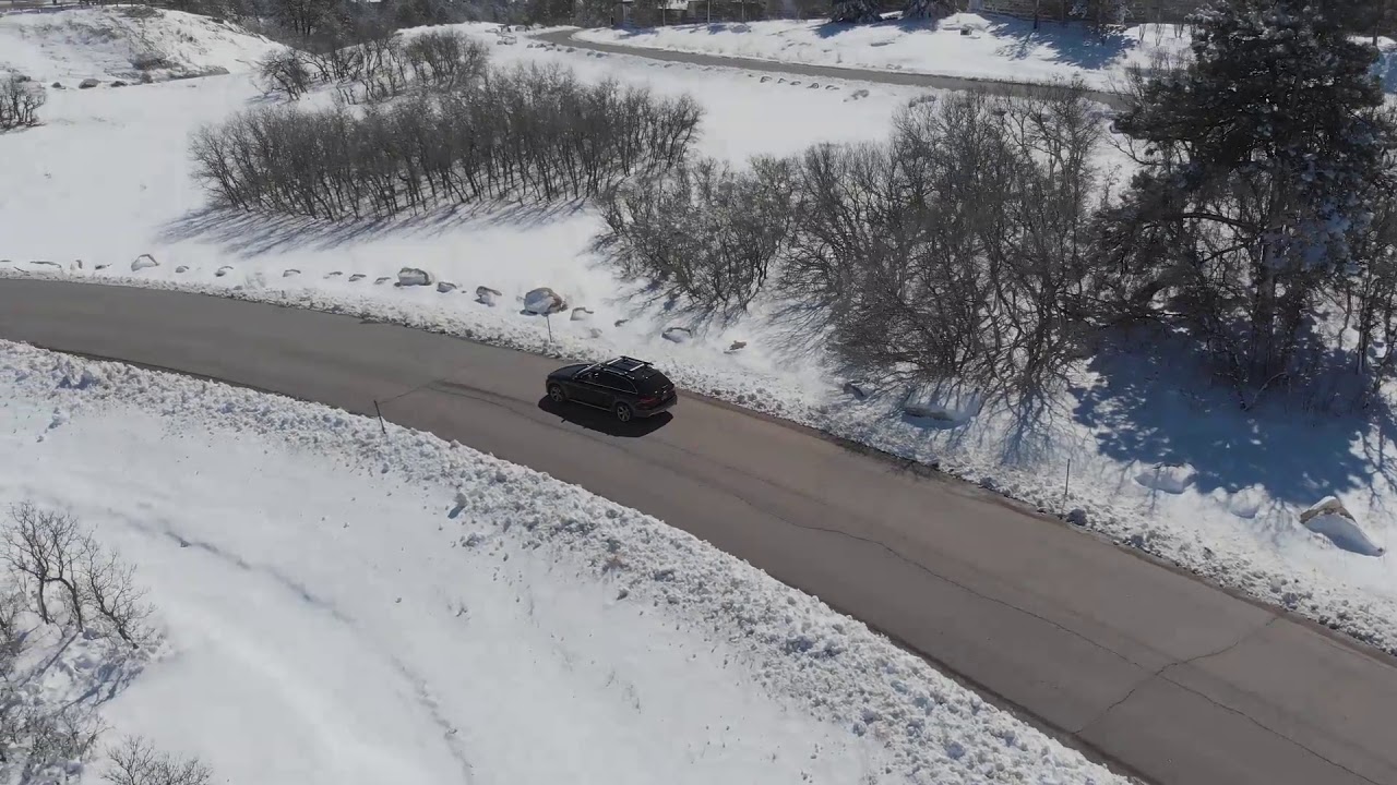 Castle Pines Snow Mavic Air test - YouTube