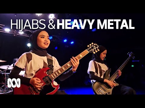 Hijabi thrash metal band, Voice of Baceprot rock Australia, smashing stereotypes 🤘🎸🎶 | ABC Australia
