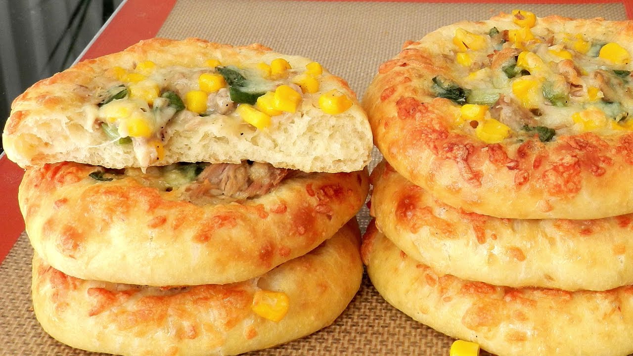 Baking: Cheese Corn Tuna Bread Recipe Delicious! - YouTube