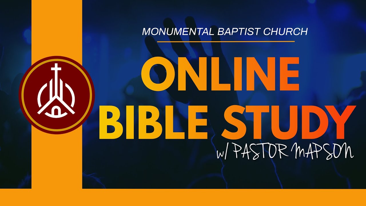 ONLINE BIBLE STUDY w/ PASTOR MAPSON (3.14.23) - YouTube