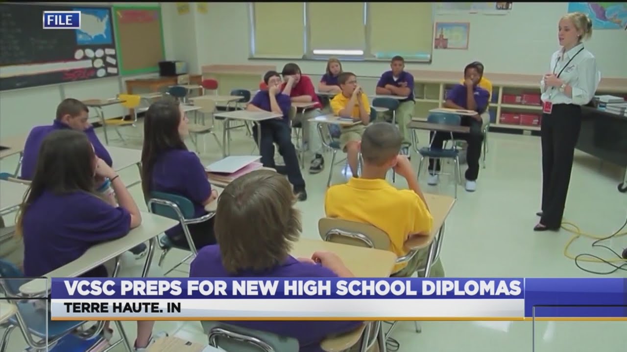 VCSC prepares for upcoming Indiana high school diploma changes - YouTube