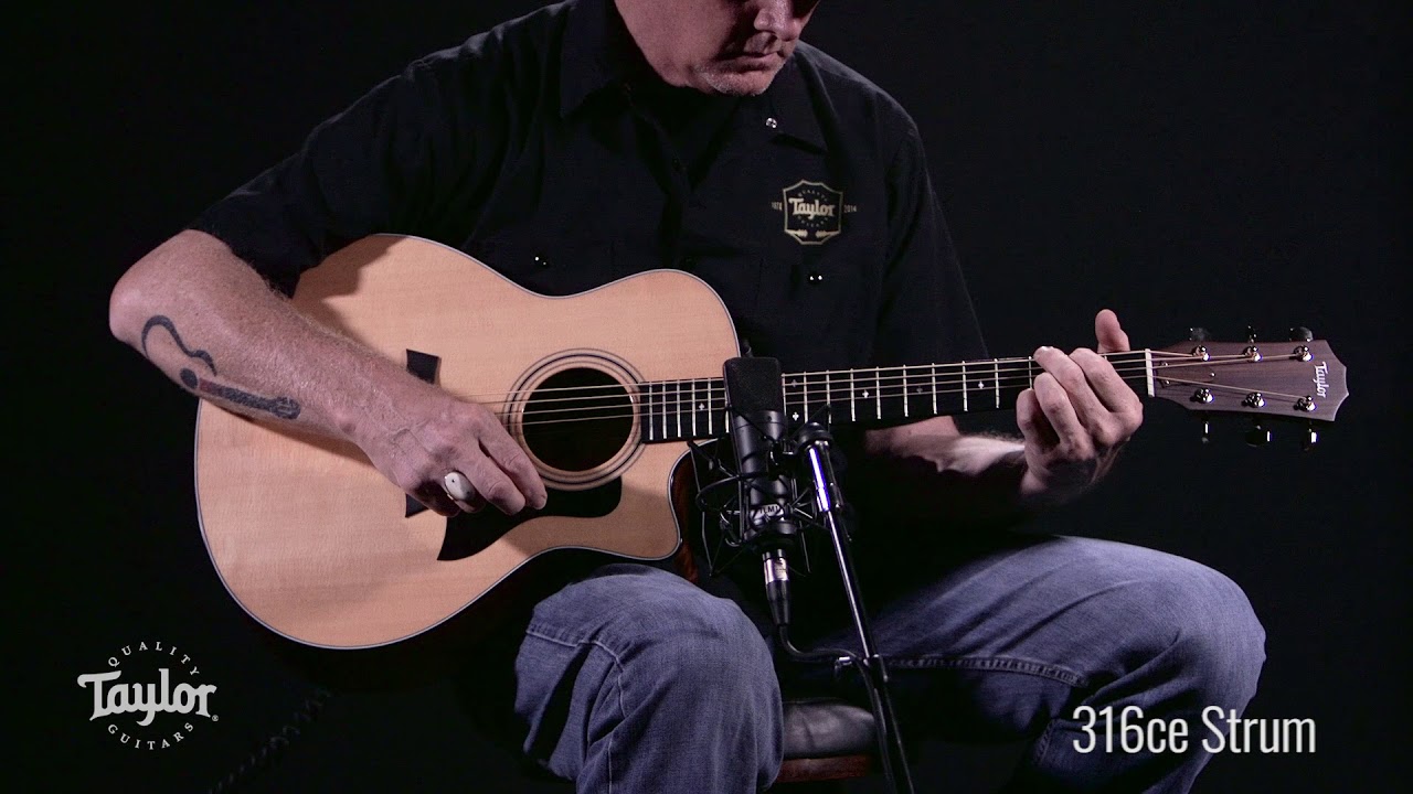 Taylor 316ce demo 2018 - YouTube