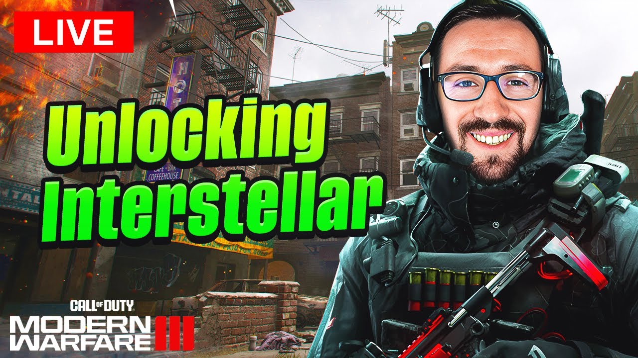 🔴LIVE - UNLOCKING INTERSTELLAR Mastery Camo in MW3! - YouTube