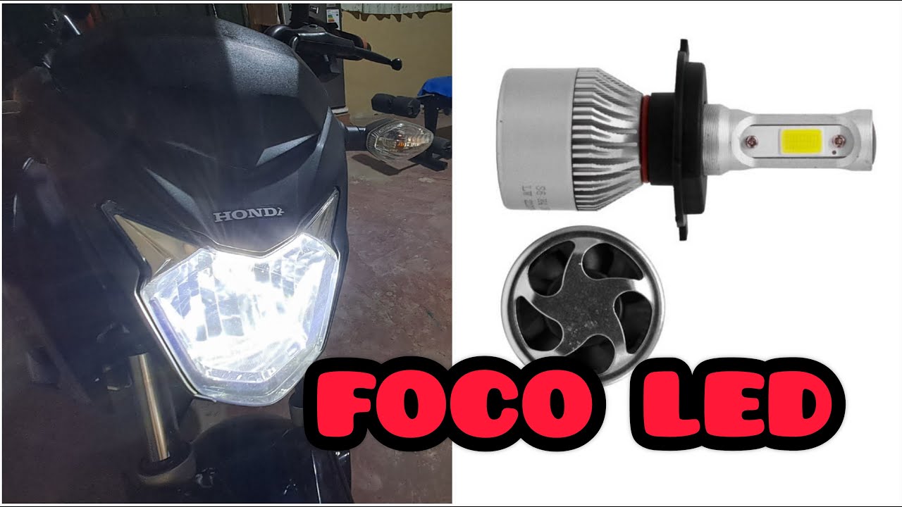 POSICIÓN DEL FOCO LED DE MOTO - ¿COMO COLOCARLO? - YouTube