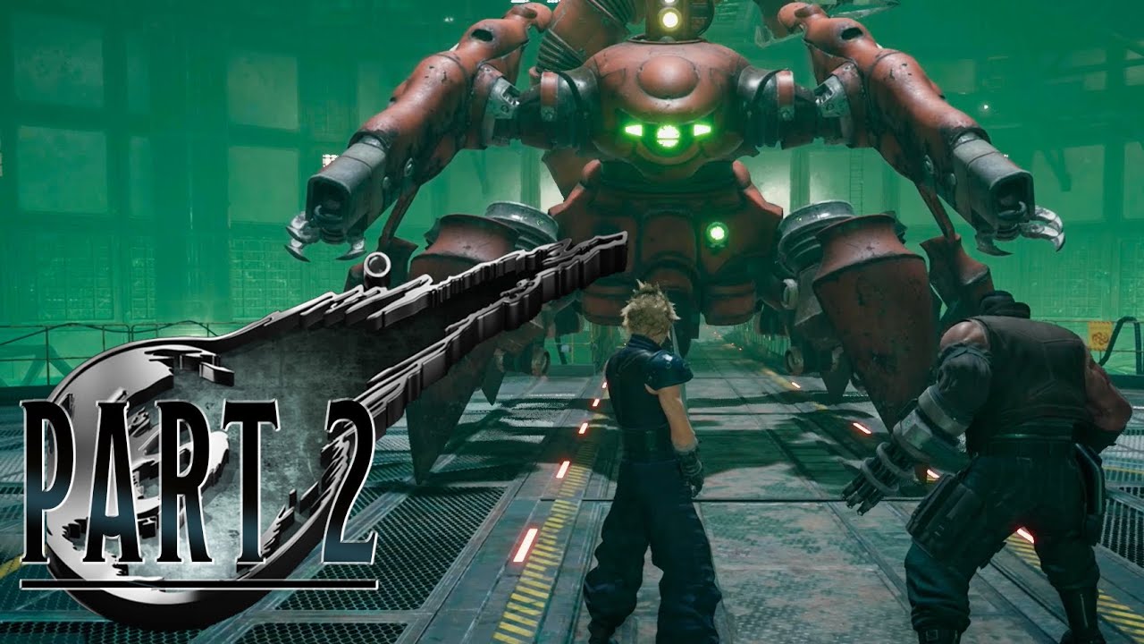 Final Fantasy VII Remake Part 2 - The Guard Scorpion Boss (Gameplay ...