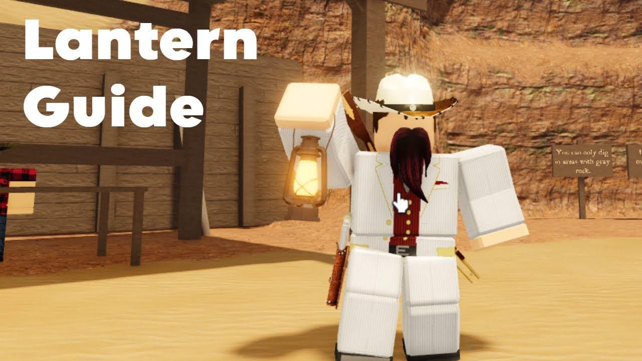 How to equip a lantern | Roblox Westbound - YouTube