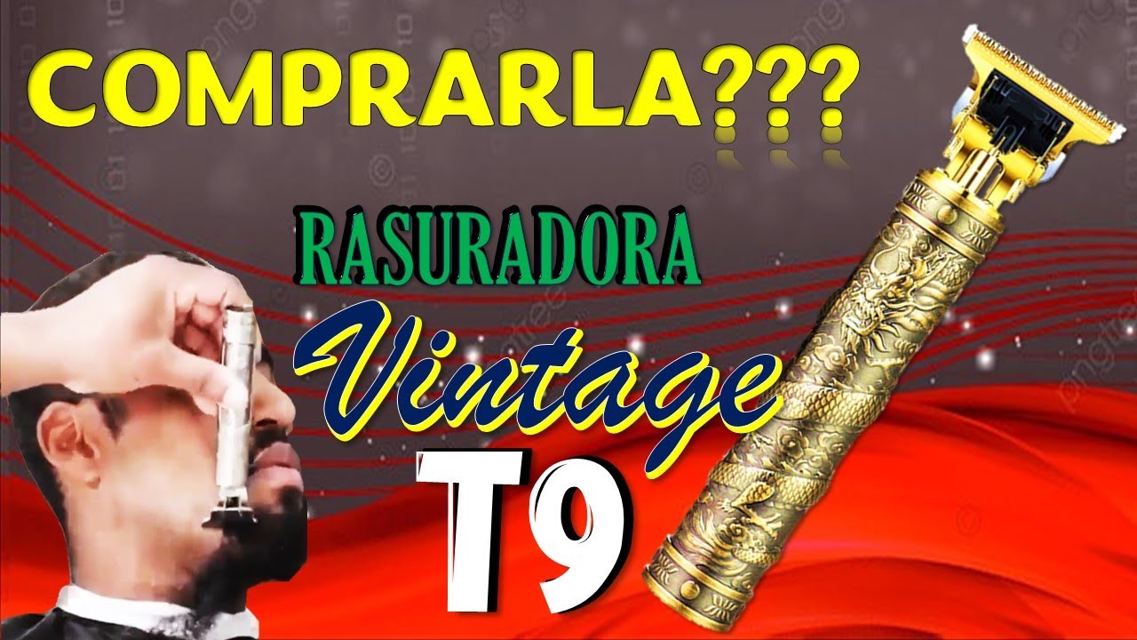 COMO USAR MAQUINA DE AFEITAR VINTAGE T9 *UNBOXING* FUNCIONAMIENTO COLOCAR HOJILLAS - YouTube