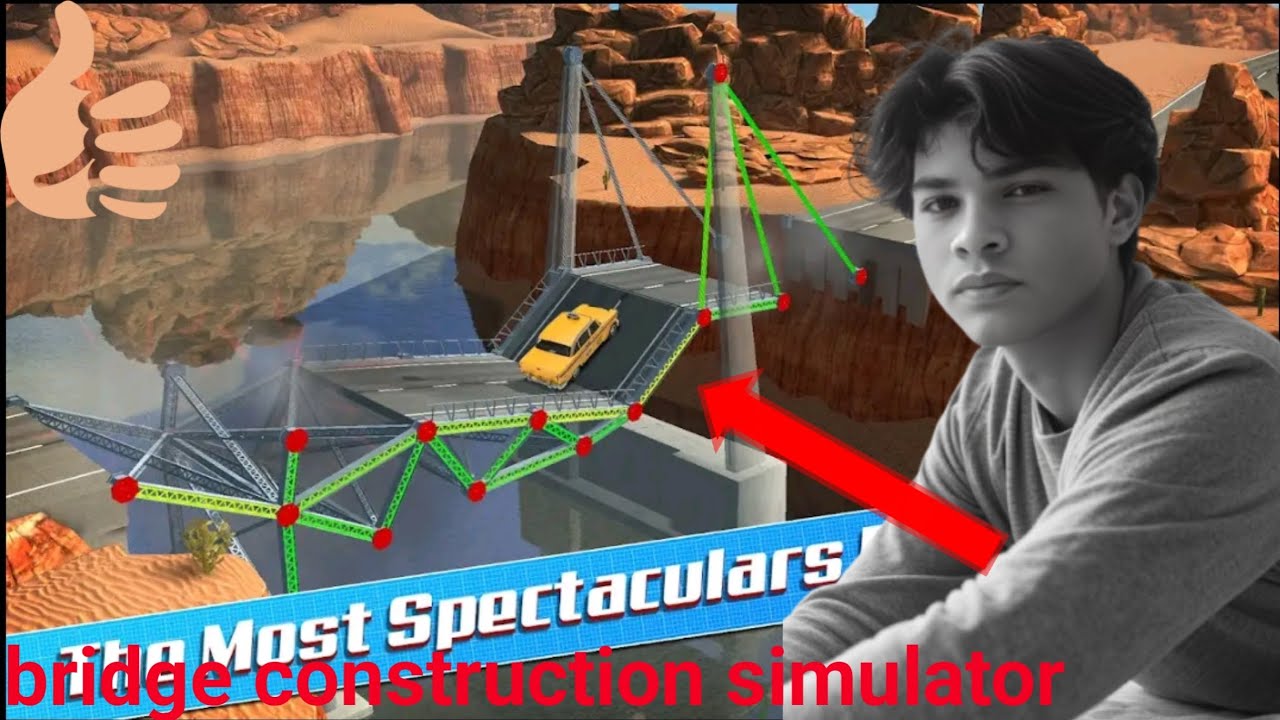bridge construction simulator level 9 | how to play Bridge 🌉 😑 🚧 ...