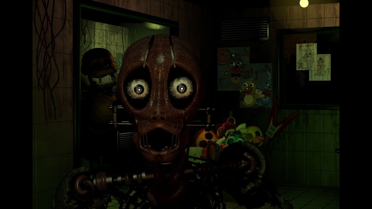 Springtrap Jumpscare Updated (Without Suit) - YouTube
