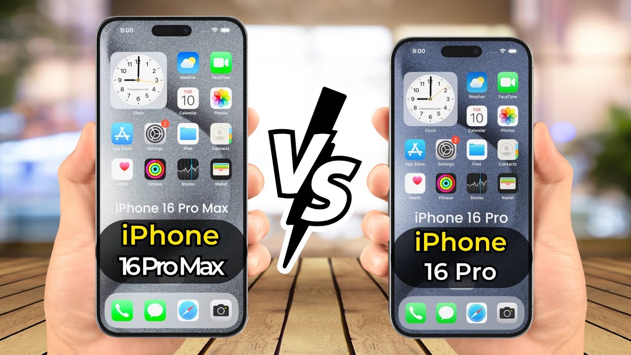 iPhone 16 Pro Max Vs iPhone 16 Pro 🔥 Full Specs Comparison - YouTube