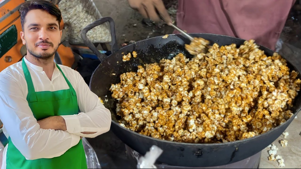 Winter Special Recipe|Popcorn Caramel laddu|Chef M Afzal| - YouTube