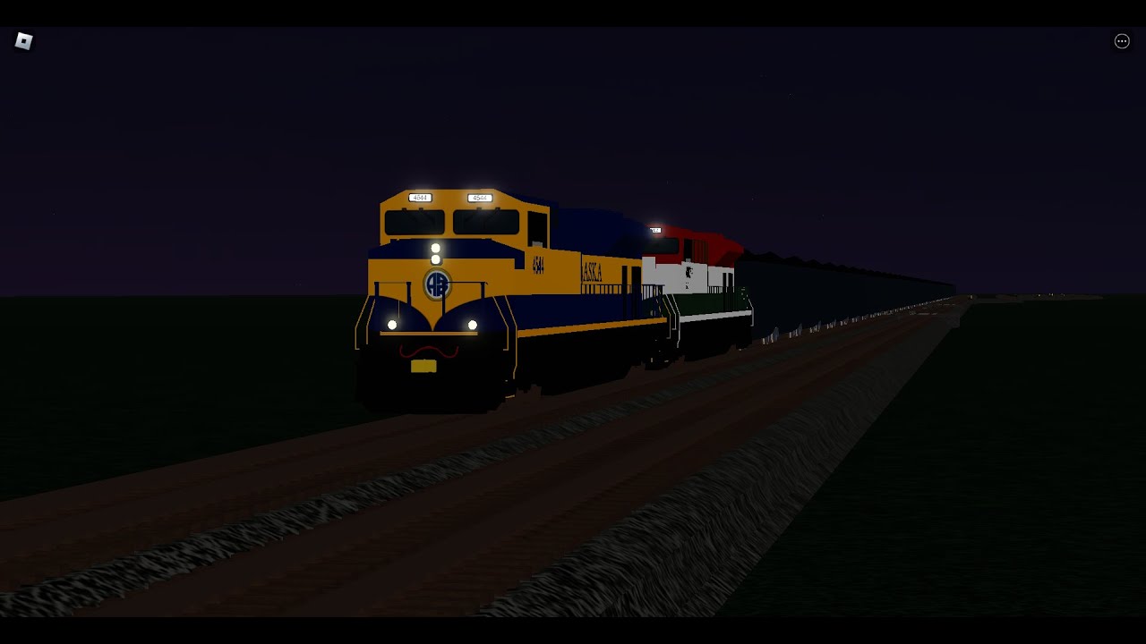 ALASKA Sd70m-2 4644 Leads CSX Coal Train - YouTube