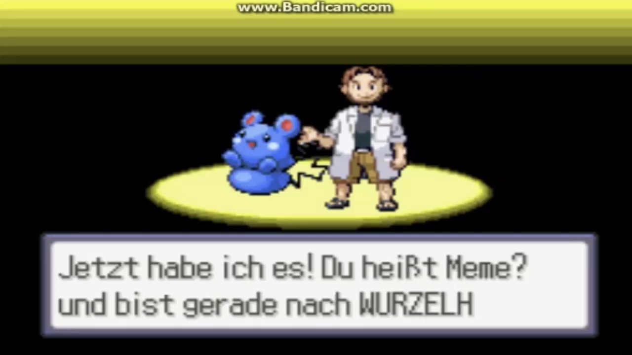 Pokémon: German Ruby Debug Version | Episode 1: Meme? - YouTube