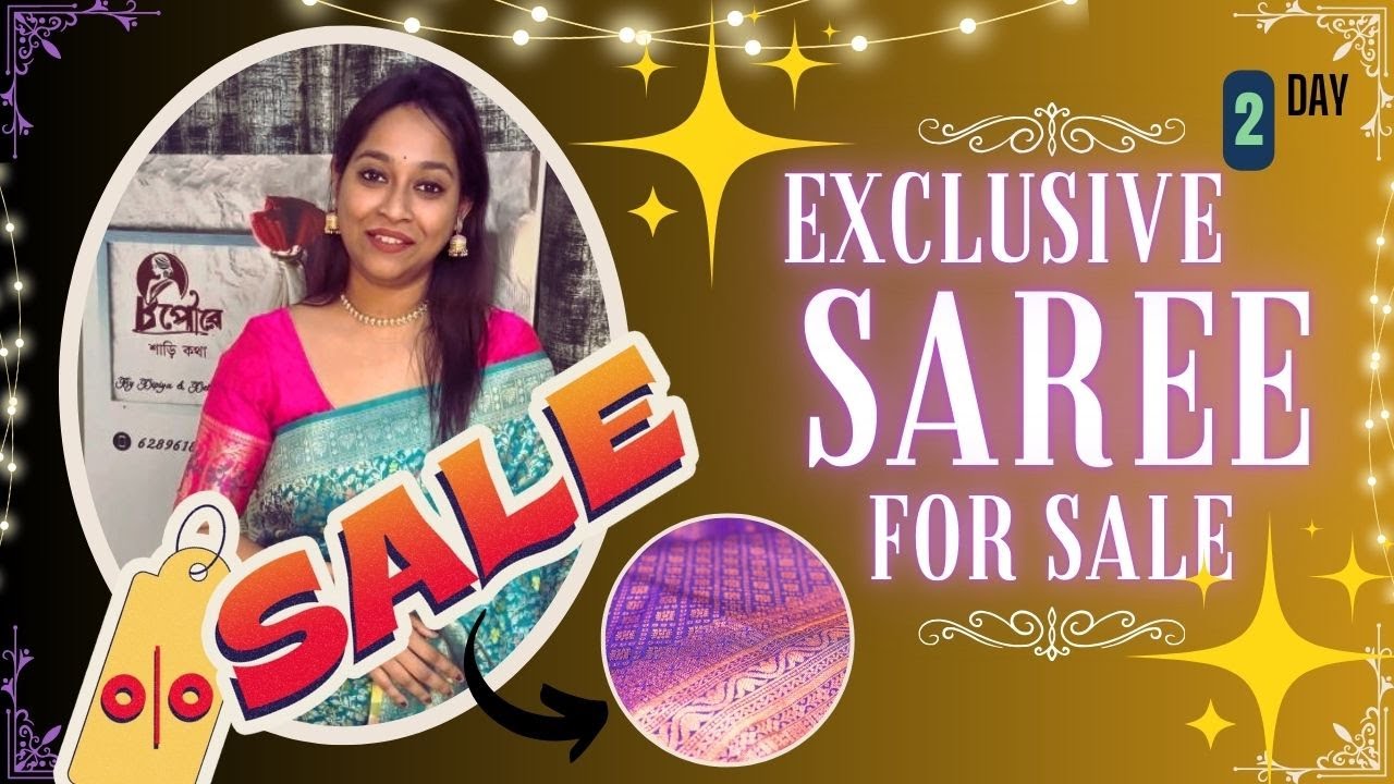 🌸 Athpourey Saree Katha! 🌸|| Linen Benarasi || Resham Jal Cotton ...