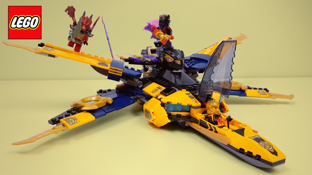 Best Arin Set! 71833 Ras and Arin's Super Storm Jet | Lego Ninjago Stop Motion Speed Build - YouTube