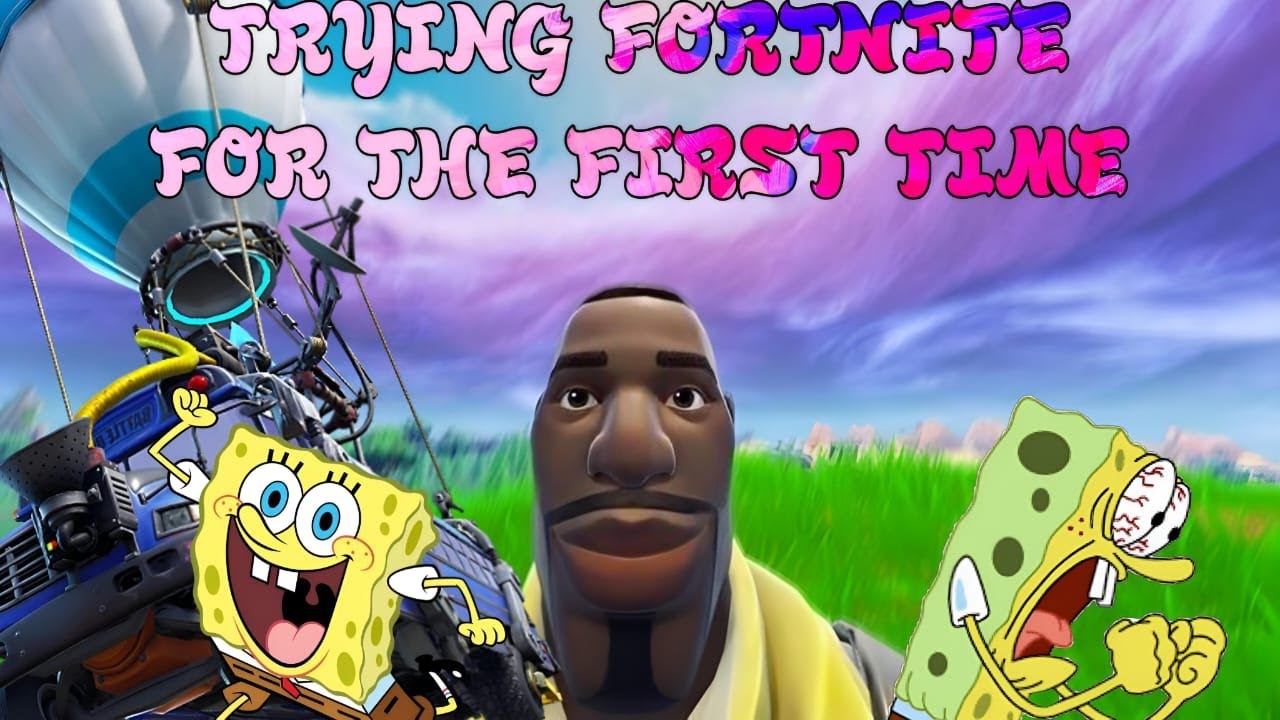 Trying Fortnite for the first time. :) - YouTube