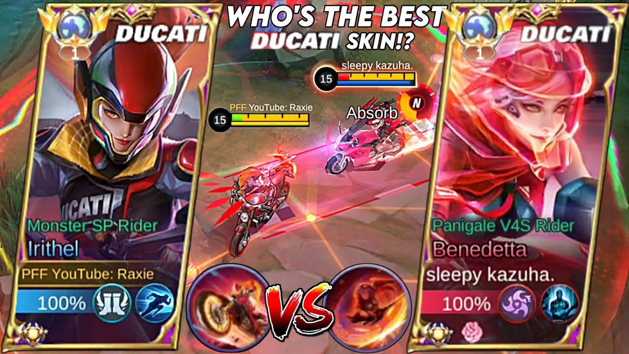 IRITHEL DUCATI SKIN "MONSTER SP RIDER" VS BENEDETTA DUCATI SKIN ...
