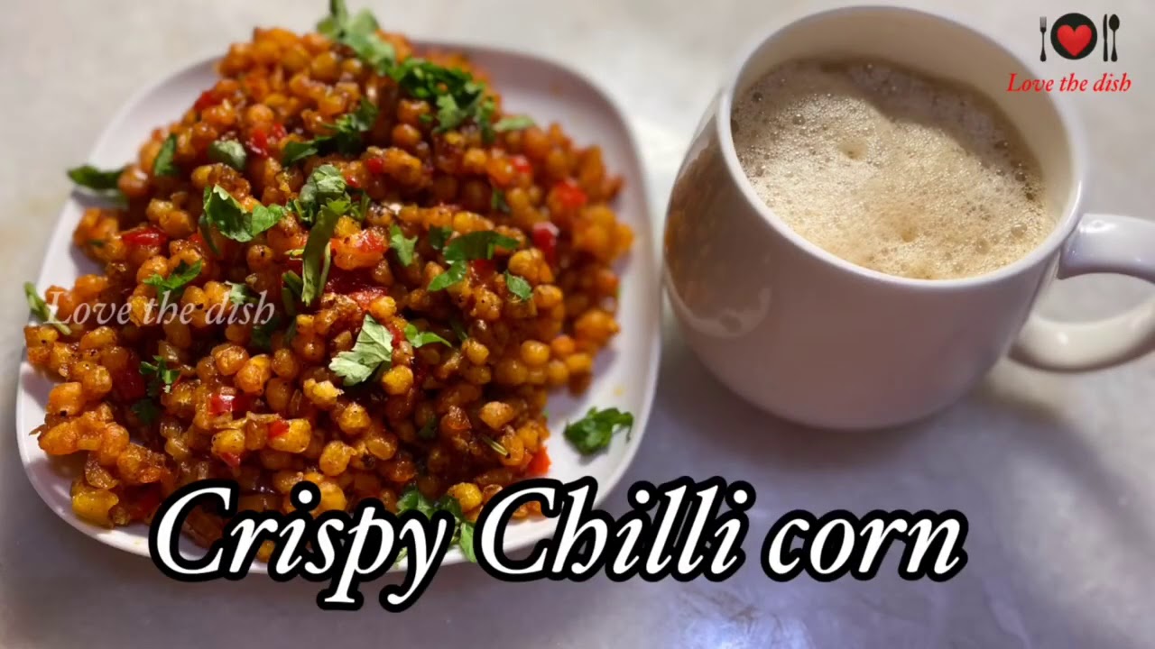 Crispy chilli corn-Restaurant style crunchy corn pepper recipe|barbecue ...