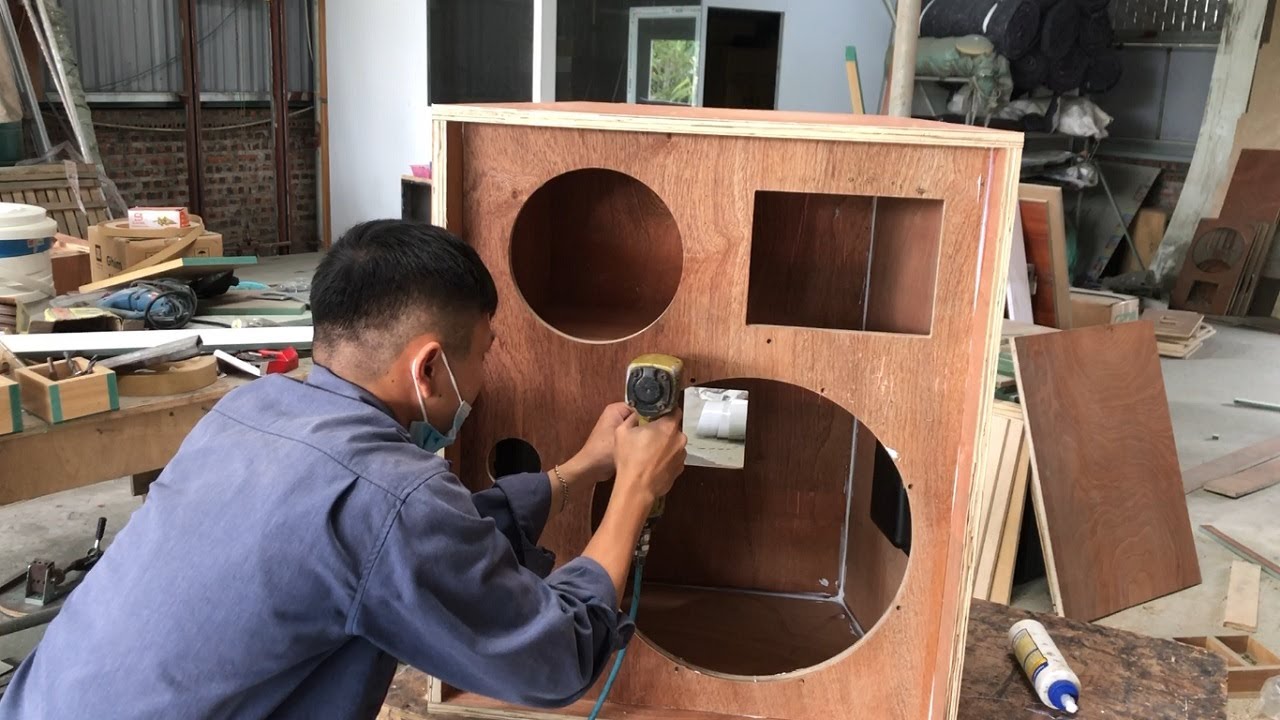 Three way cabinet design _ Professional event speaker box - YouTube