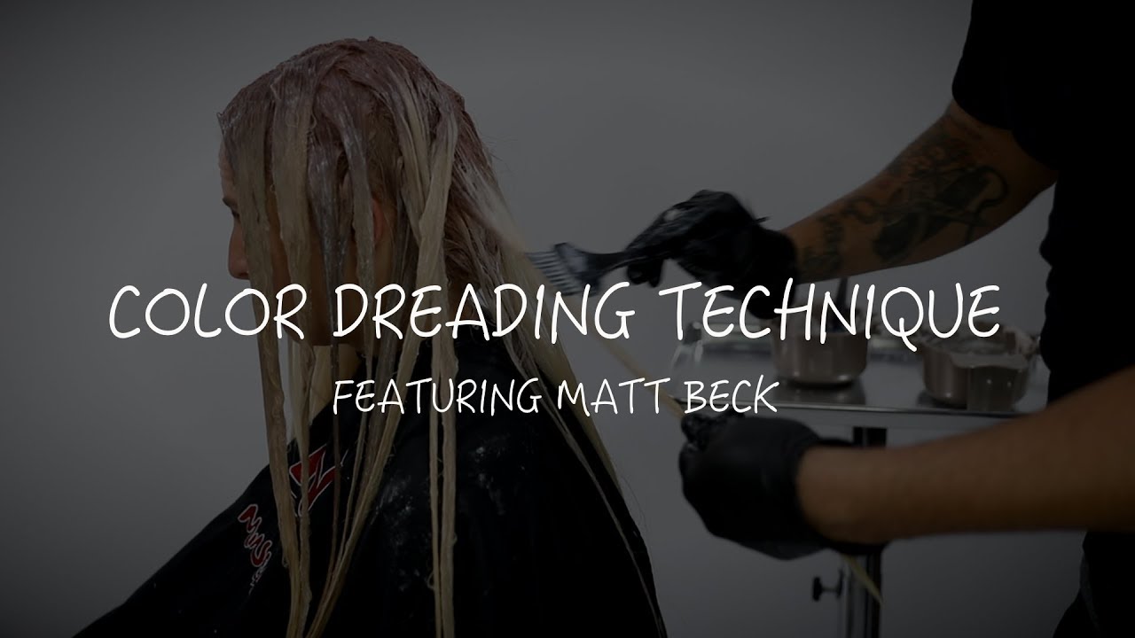 Color Dreading Technique - Hair Color Tutorial - YouTube