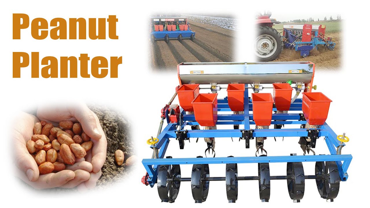 New Modern Agricultural Technology! Peanut planter helps harvest with ...