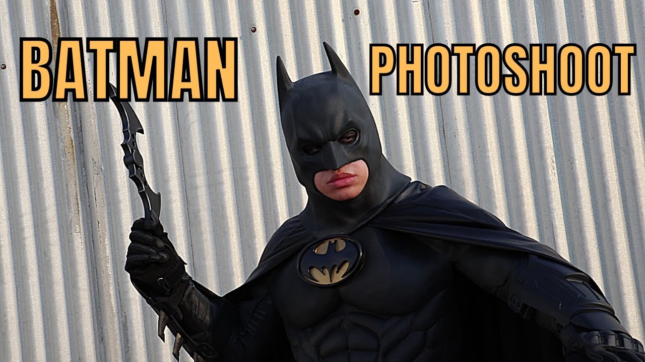 BATMAN PHOTOSHOOT! - YouTube