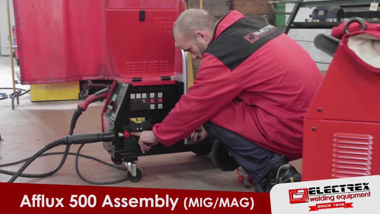 Open arc / Mig welding wire feeder - YouTube