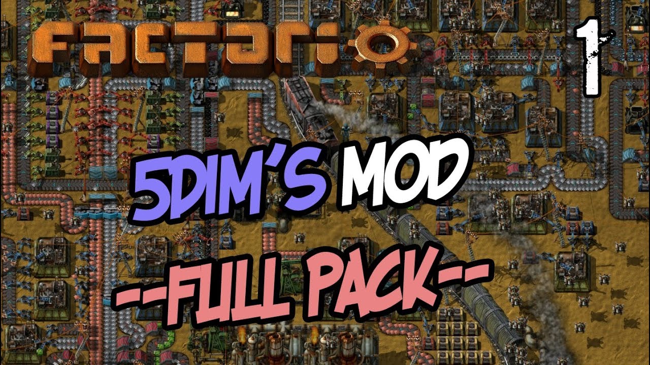 Factorio 5Dim's mod [RUS] 1 - YouTube