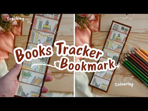 Let's make your own Books Tracker Bookmark @thenailedcrafts - YouTube