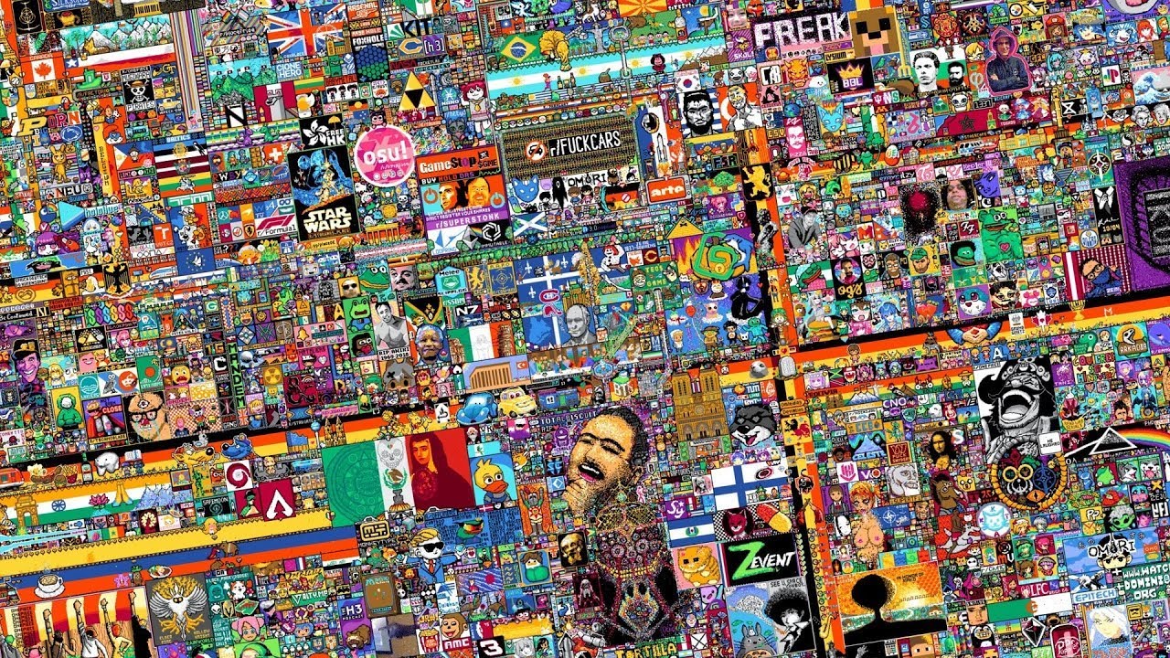 r/place minecraft - YouTube