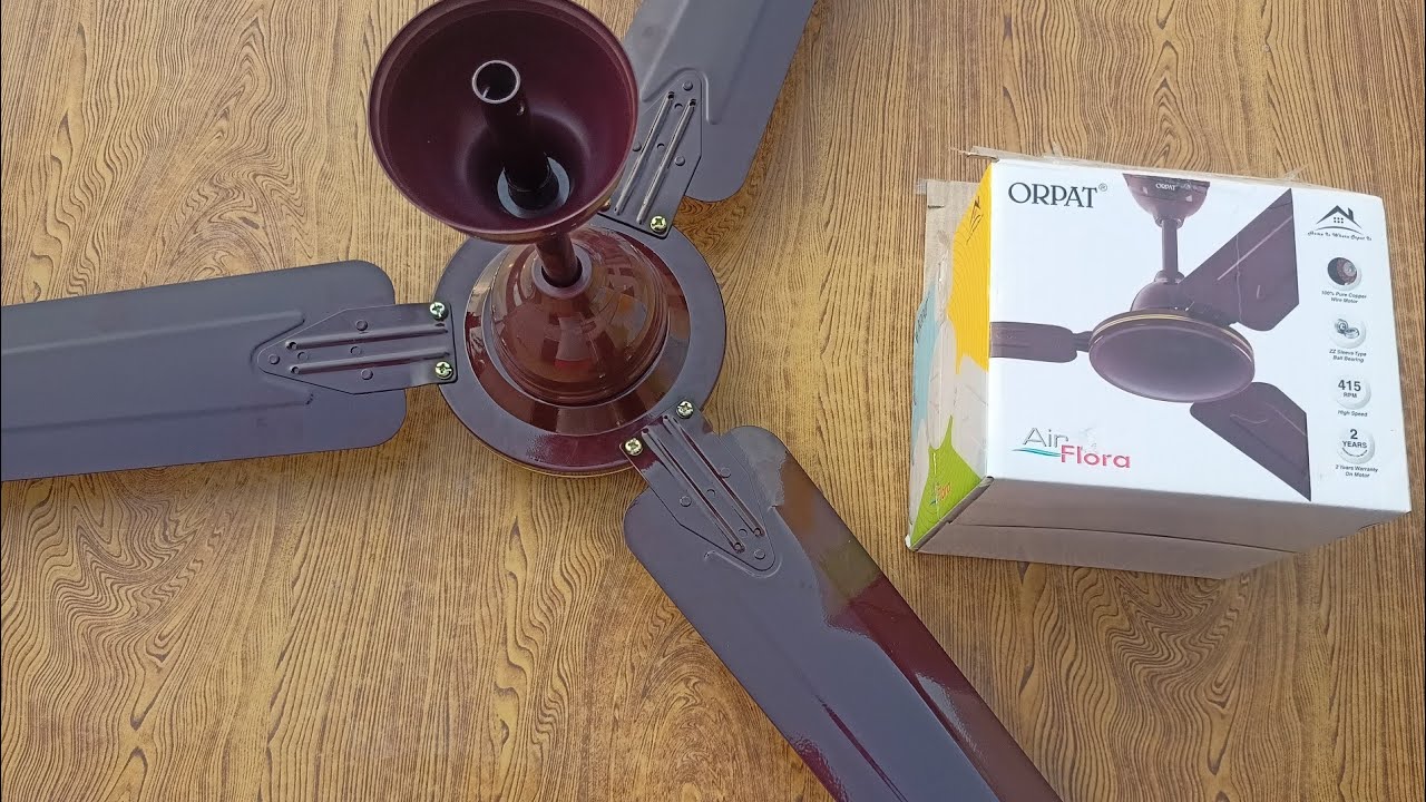 ORPAT Celling fan Unboxing / Orpat celling Fan full Review - YouTube