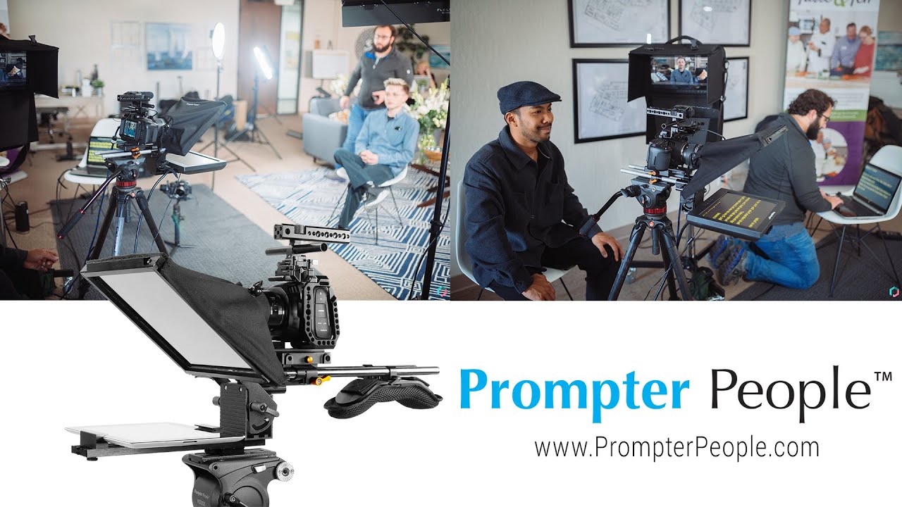 Prompter Pal Affordable and Modular iPad Teleprompter, a behind the ...