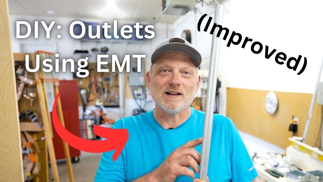 Electrical Outlets (Re)Install - Workshop EMT & Outlets - YouTube