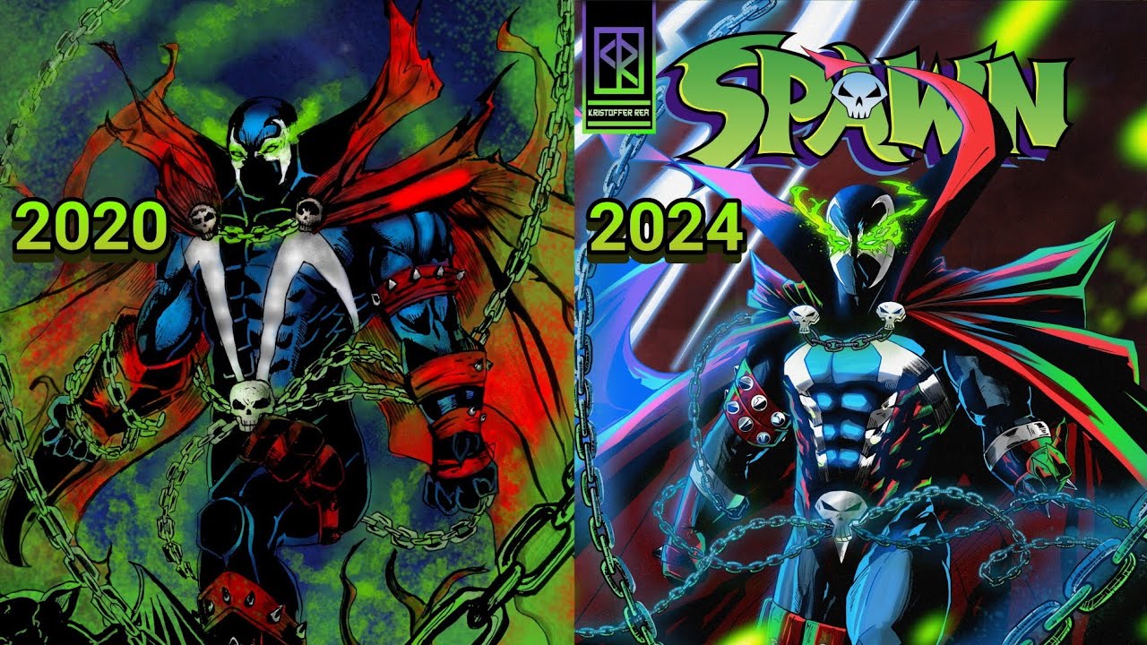 Recreating my first Spawn Artwork - YouTube