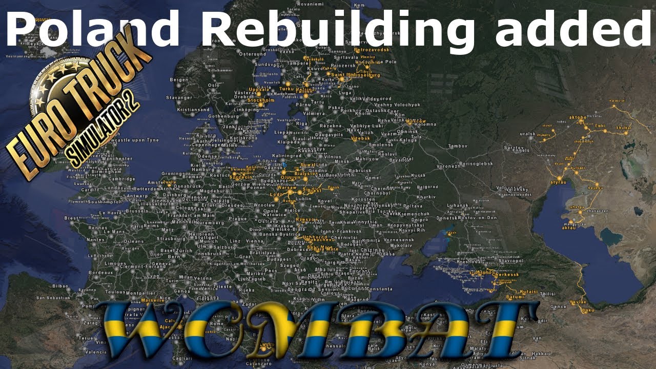 ETS2 1.36 - Promods 2.43 Europe Edition Map Combo v6 including Poland ...