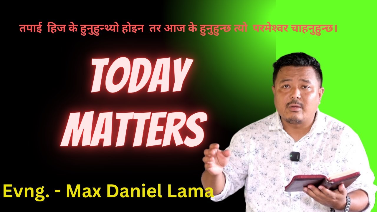 Today matters// Evangelist Max Daniel Lama // - YouTube