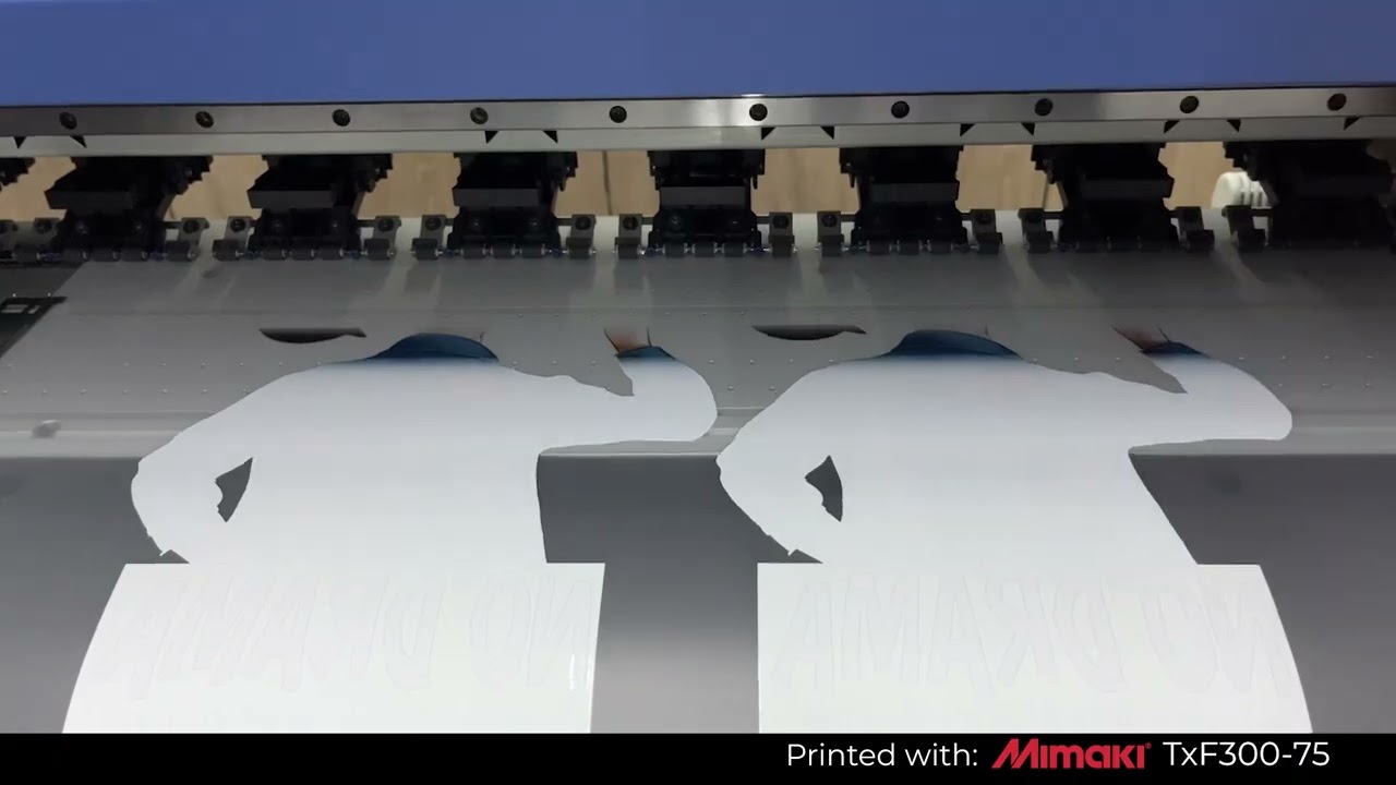 How To Print Transparent Background Design With Mimaki TXF150 300 DTF How To Print Transparent Background Design With Mimaki TXF150 300 DTF