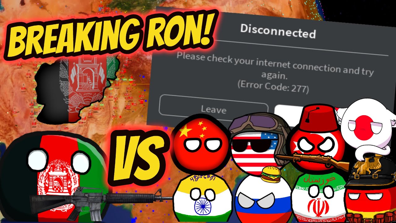 Afghanistan VS Everyone CRASHED RoN! (US, India, China...) | Roblox ...