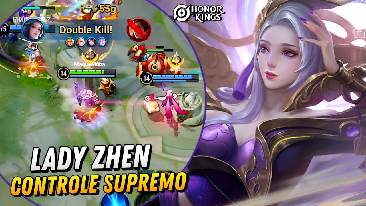 LADY ZHEN FICOU MUITO FORTE NESSA TEMPORADA - HONOR OF KINGS - YouTube