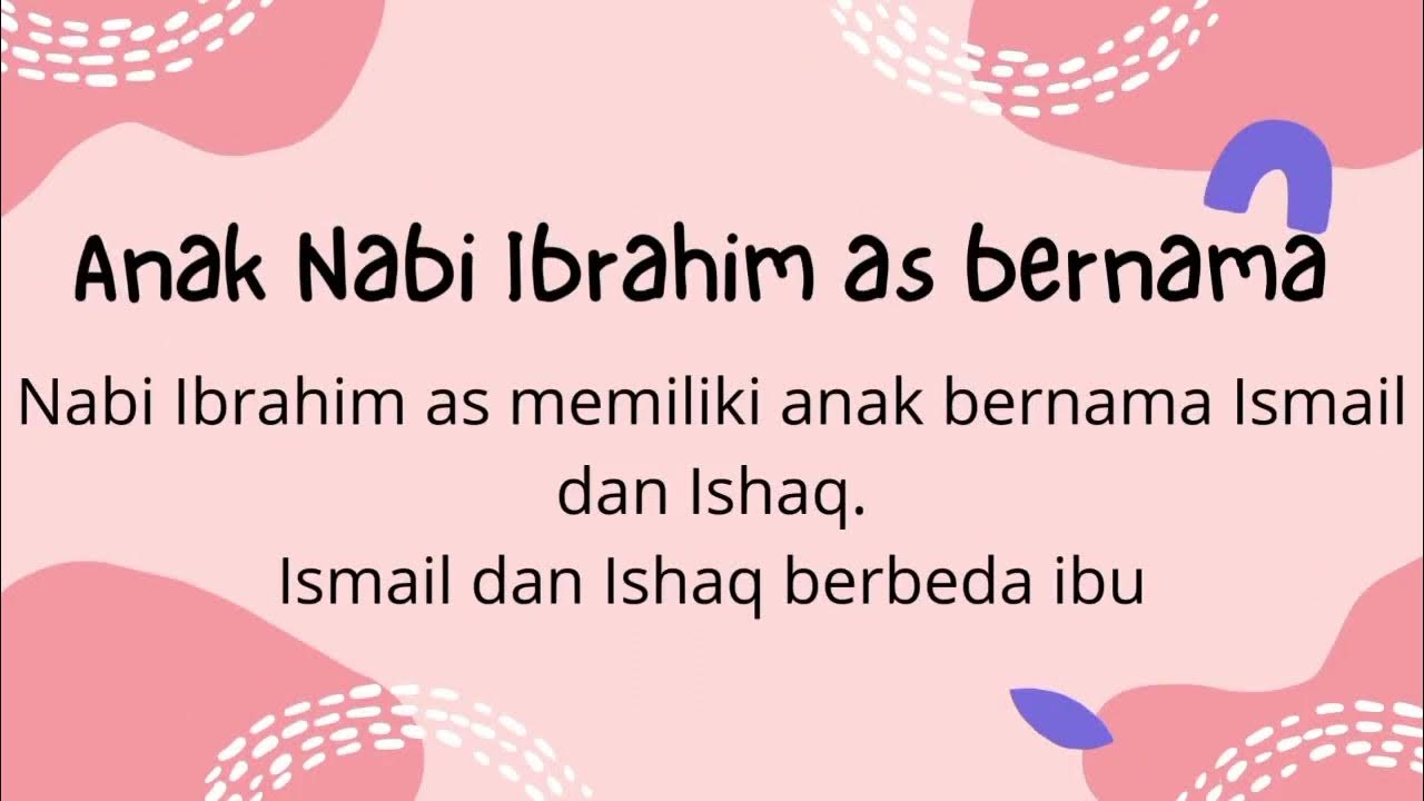 kisah keteladanan nabi Ibrahim as. - YouTube