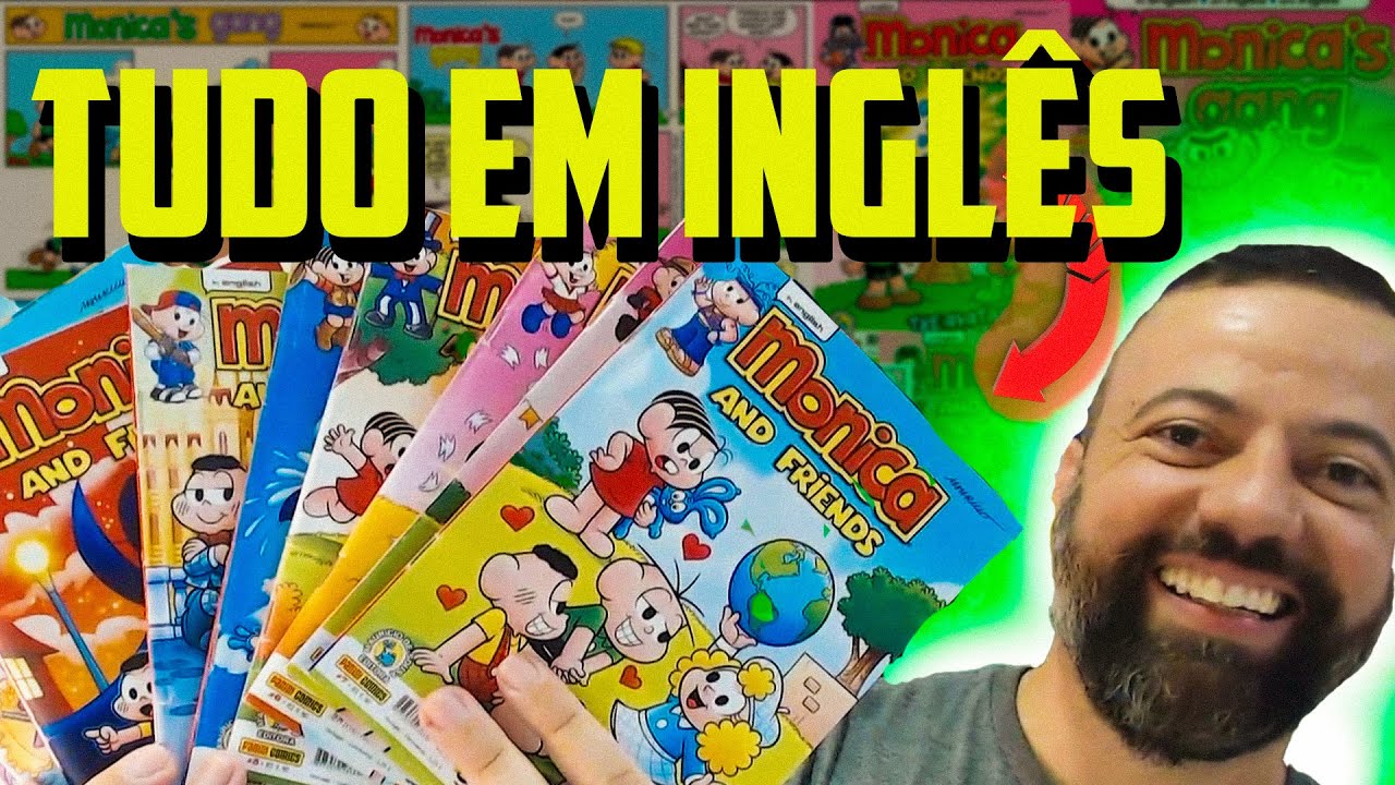 Turma da Mônica em Inglês - Monica and Friends I Minha Coleção! - YouTube