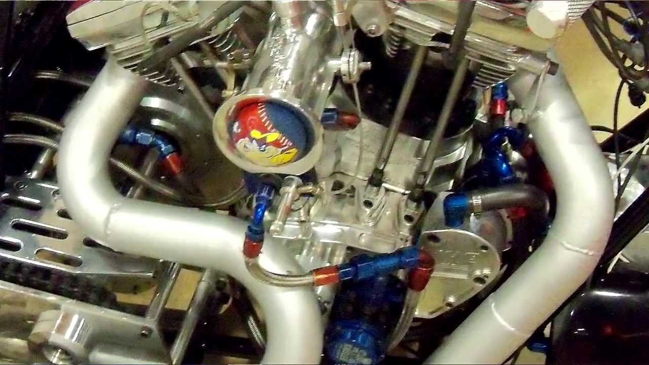 Arctic Thunder Pro-Fuel Drag Bike build - YouTube