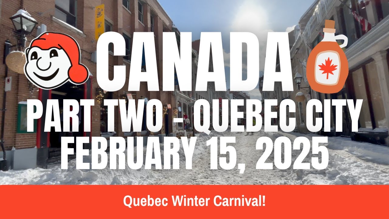 QUEBEC CITY - FEB 15, 2025 - YouTube