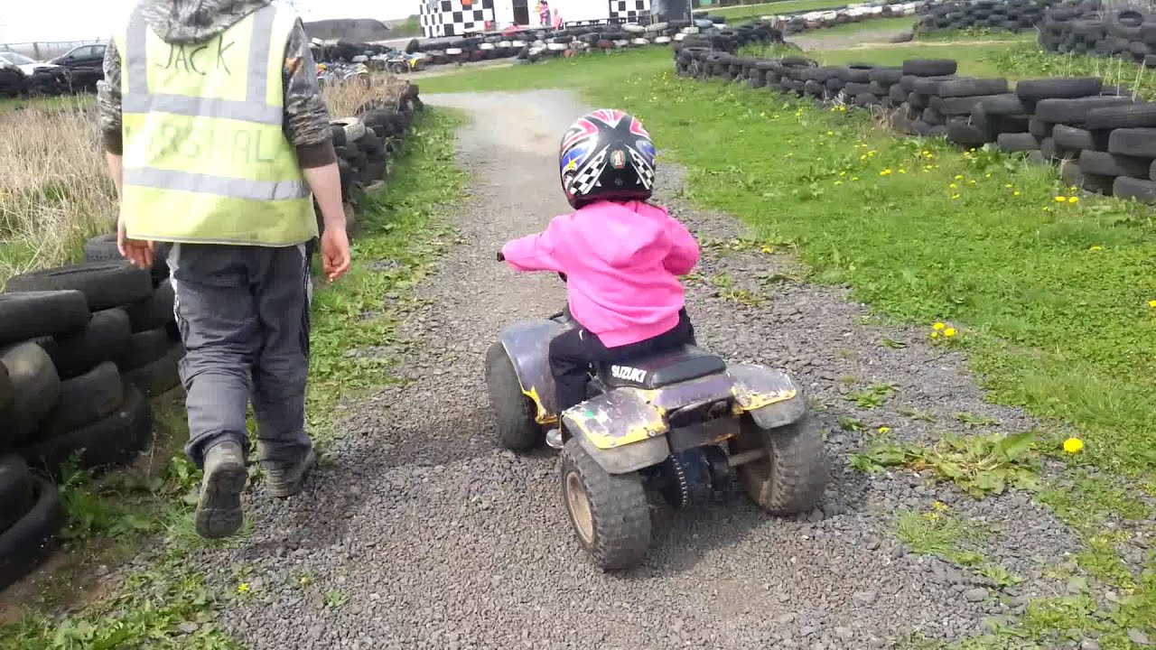 Genesis first Quad Bike experience - YouTube
