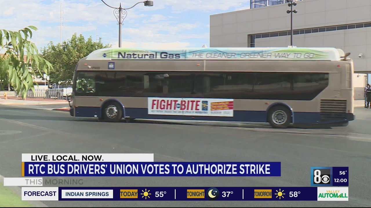 RTC bus drivers’ union votes to authorize strike - YouTube
