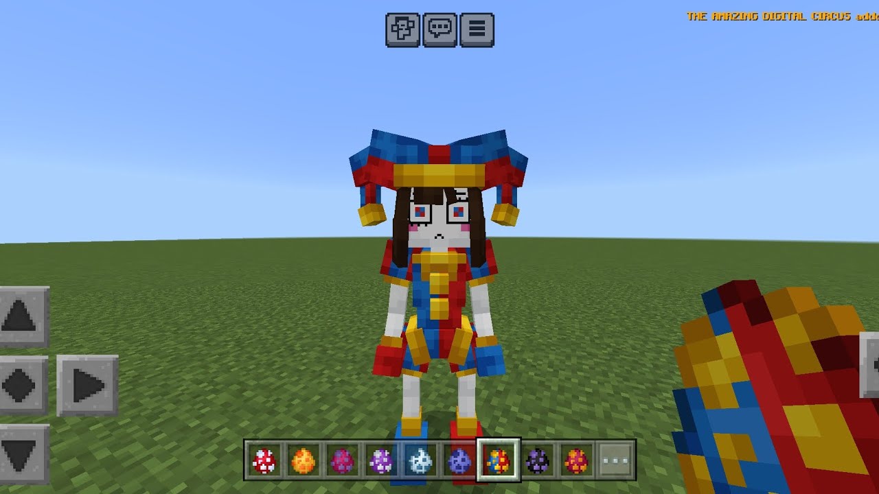 Pomni in Minecraft PE MOD (The Amazing Digital Circus) - YouTube