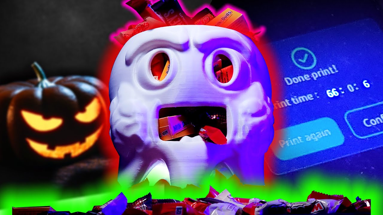 I Designed a HAUNTED 3D Printed Halloween Candy Bowl with Metaquest VR ...