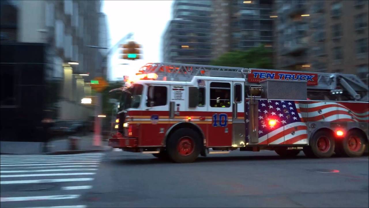 FDNY LADDER 10, ACTING FDNY LADDER 25, RESPONDING TO REPORTS OF KITCHEN ...