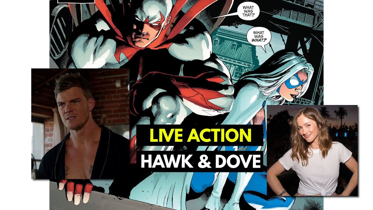 DC's Titans TV Show Casts Hawk and Dove! - YouTube